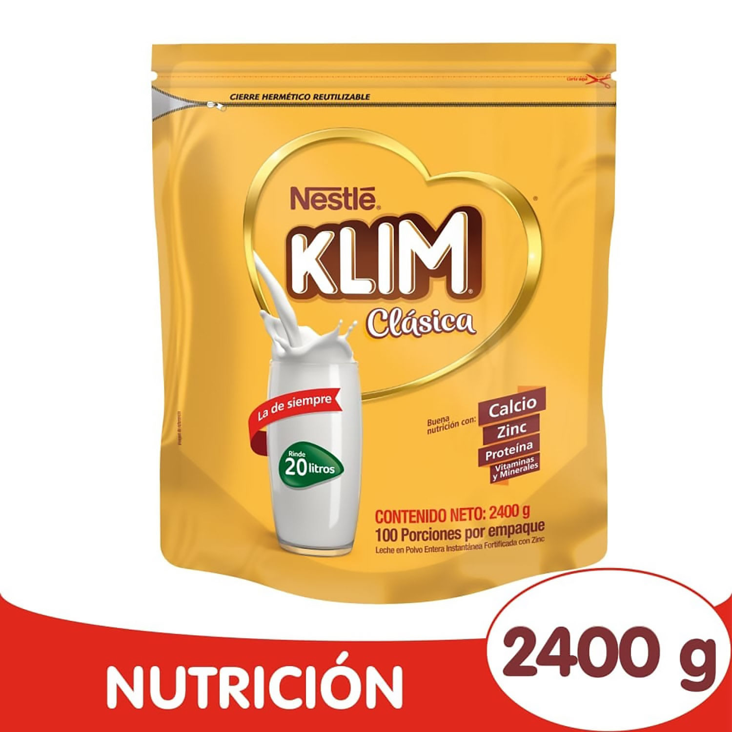 Klim Instan Fortif (Formula Infantil) X 2400 Gr